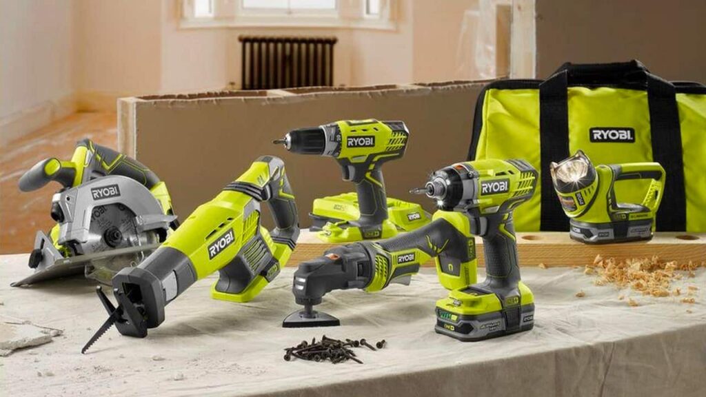 Get a Ryobi Cordless 6-Tool Combo Kit for Only $199 at Home Depot