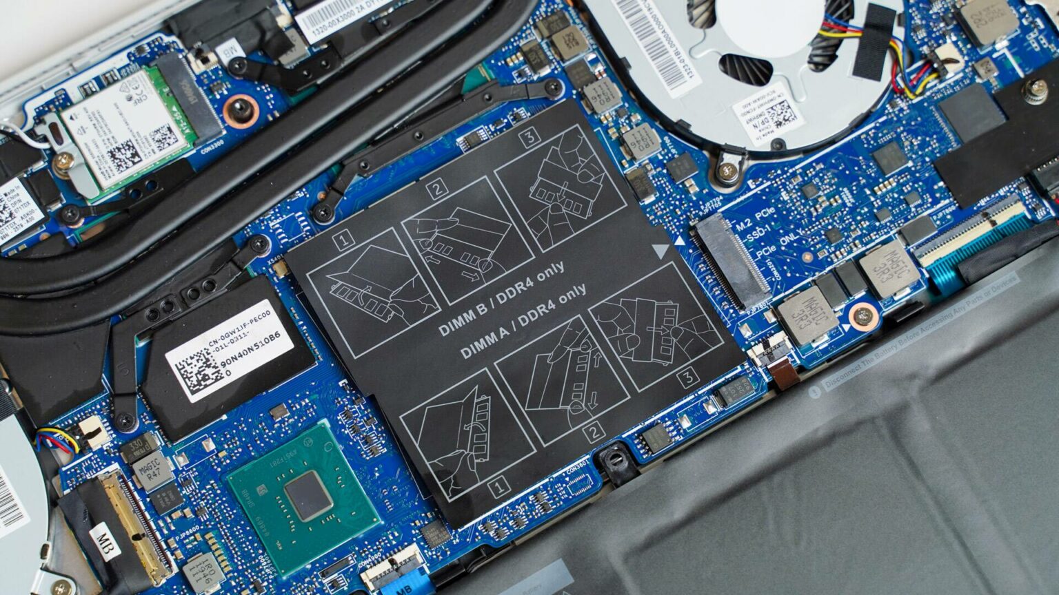 Step-by-Step Guide for Installing an M.2 SSD and RAM into a Dell Laptop