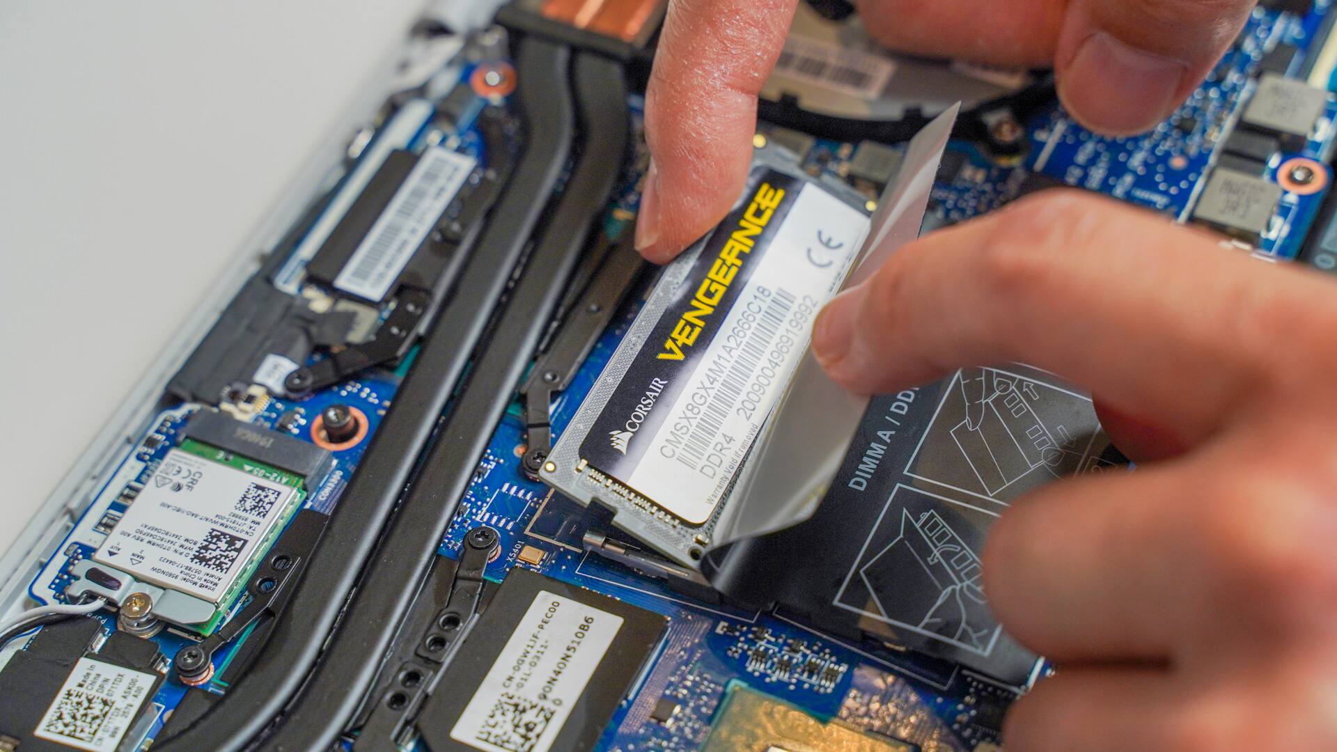 Step-by-Step Guide for Installing an M.2 SSD and RAM into a Dell Laptop