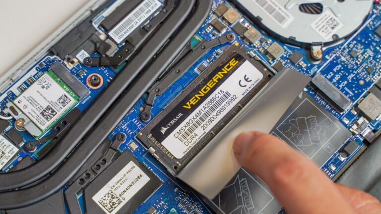Step-by-Step Guide for Installing an M.2 SSD and RAM into a Dell Laptop