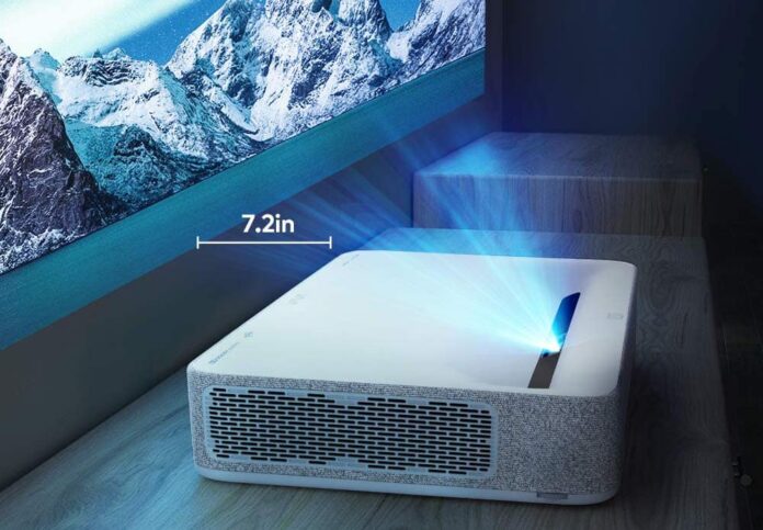 Save $280 on a VAVA 4K Projector Ultra-Short Throw Laser Smart TV