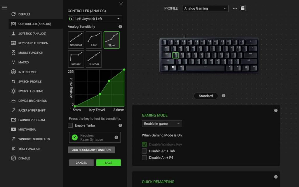Razer Huntsman Mini Analog Gaming Keyboard Review