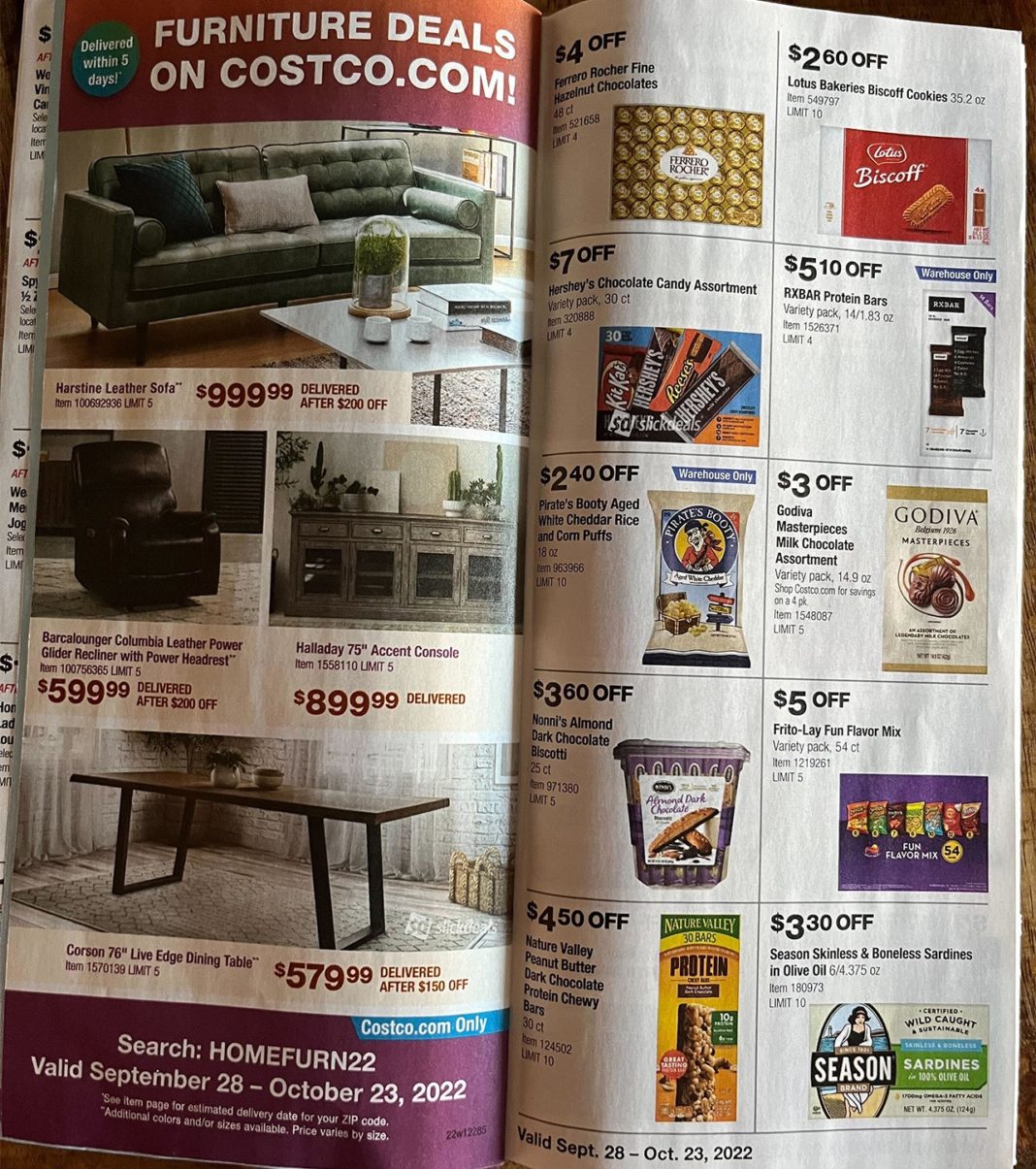 Costco October 2022 Coupon Book and Best Deals of the Month