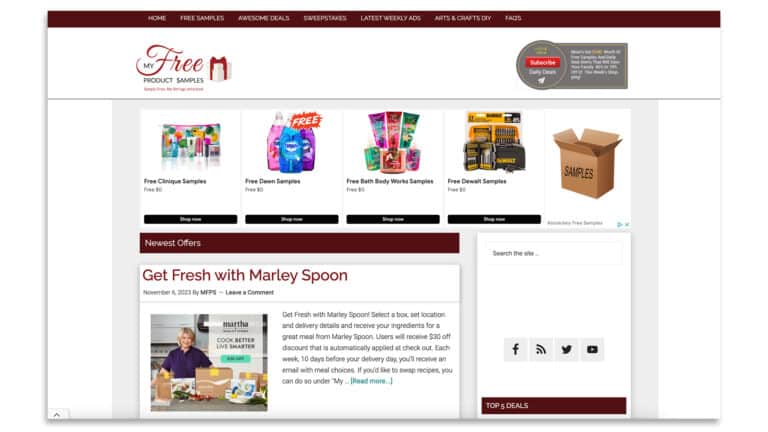 Score Free Samples From These Websites