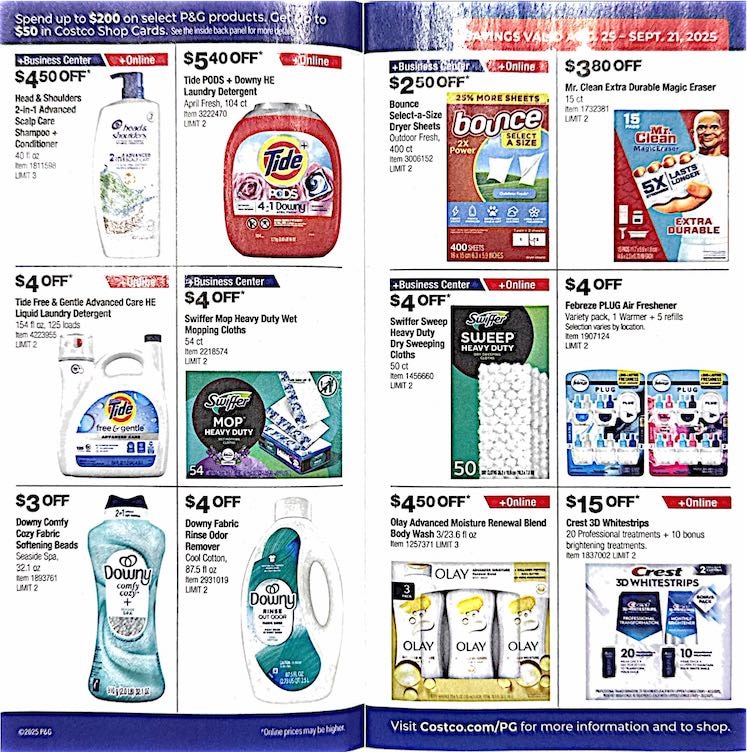 Costco Coupon Book September 2025
